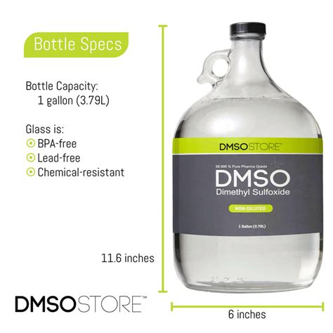 Dmso Liquid In Glass Bottle Various Sizes Dmsostore