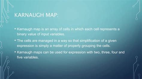 Karnaugh Map K Map PPT