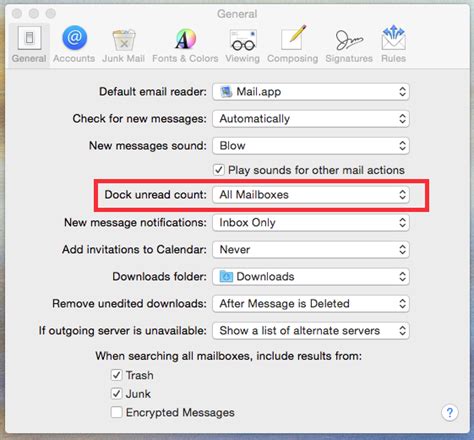 Unread Mail Count Not Showing In Dock For… Apple Community
