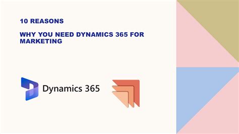 Discover 10 Key Reasons Why Dynamics 365 For Marketing Can Transform Your Business Streamline