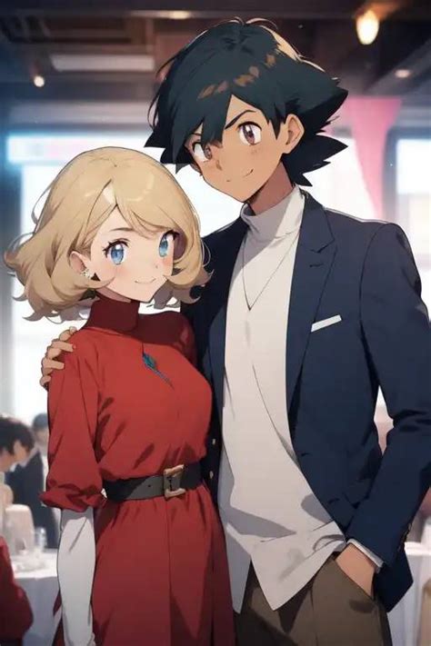 Ash And Serenathe Cutest Couple Of All Time By Insaneamour On Deviantart