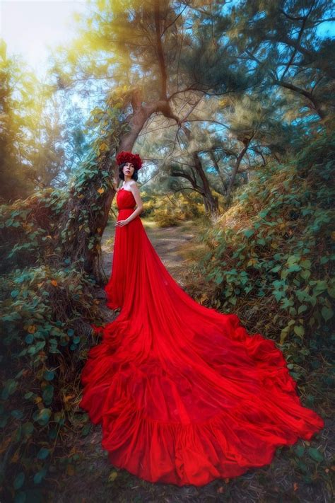 Red Dress Model Nymph Free Photo On Pixabay Pixabay
