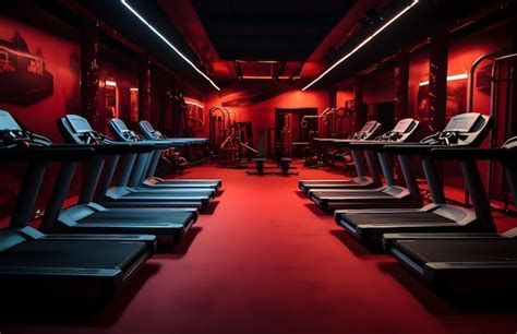 Premium Photo A Gym With The Words Gym On The Bottom Right Corner