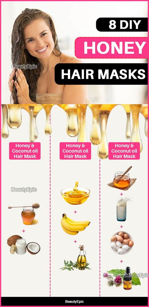 Top 8 Homemade Honey Hair Masks Recipes For Healthy Hair Honey Hair Honey Hair Mask Hair Mask