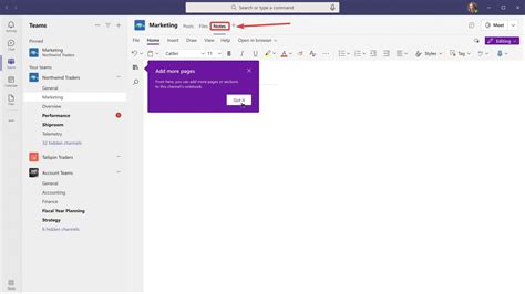 How To Use The Default Notes Tab In Teams For Enterprises