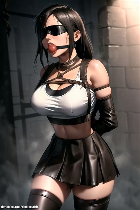 Blindfold Bondage Series Tifa By Dominmatrix On Deviantart