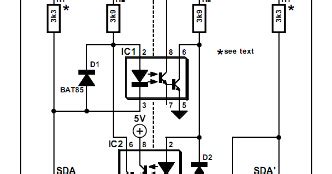Electrical Isolation For I2C Bus Circuit Diagram
