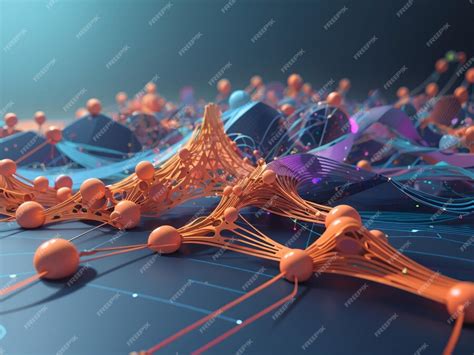 Premium Ai Image Virtual Network Visualization Mapping Digital Pathways
