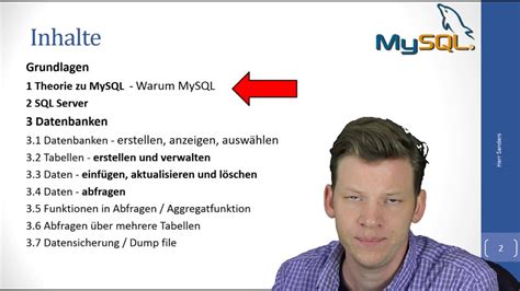 01 Einstieg Videoserie Zu Mysql Wie Geht Mysql Sql Einfach Erklärt Youtube