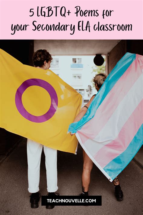 Introducing 5 Memorable Lgbtq Poems For The Classroom Nouvelle Ela