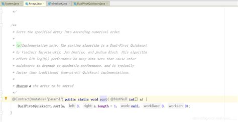 Java 对int类型的 Sort排序原理int 排序 Csdn博客