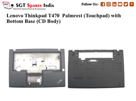 Lenovo Thinkpad T470 Palmrest Touchpad With Bottom Base Cd Body Shree Ganesh Technologies