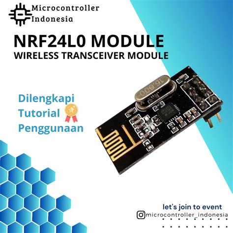 jual nrf24l01 wireless transceiver 2 4ghz module for arduino shopee