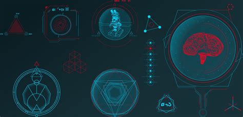 Hud Interface Elements Sci Fi Futuristic Vector Image