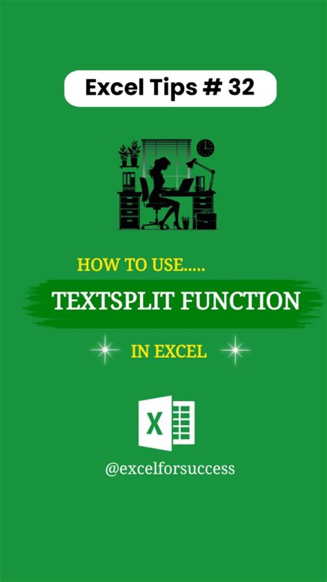 Excel For Success How To Use Textsplit Function In Excel Excel Excel Tips Excel