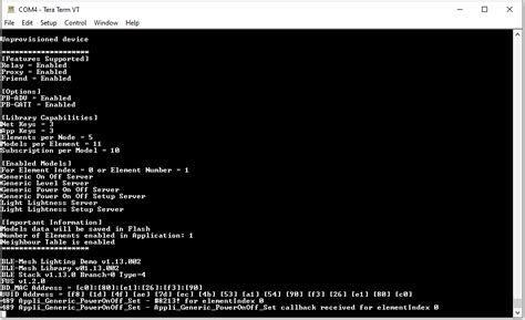 STM WB Bluetooth LE Mesh Lighting Application Stm Mcu