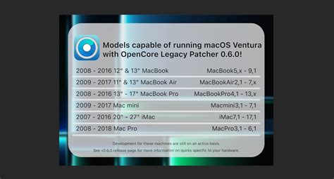 Use Opencore 6 0 To Run Macos Ventura On Unsupported Macs
