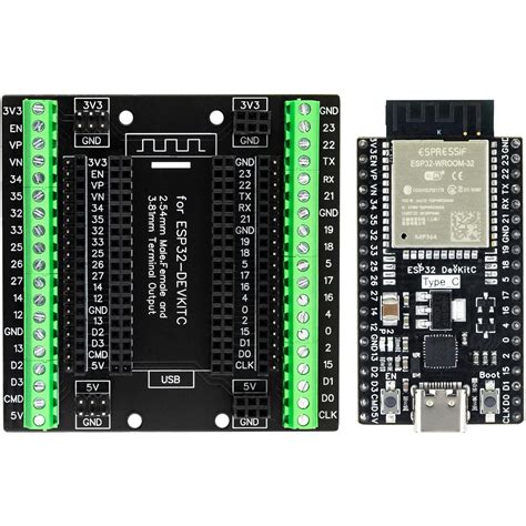 Whiteeeen For Esp32 Super Breakout Board 38pin 3 81mm 0 15 Terminal Gpio Expansion Board And