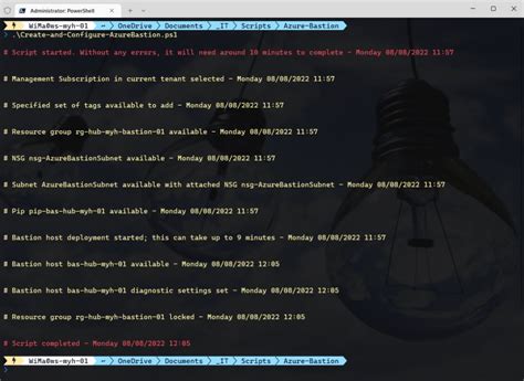 Azure Bastion Azure Powershell Deployment Script Wim Matthyssen