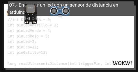 Encender 3 LED Con Un Sensor De Distancia Y UN ESP32 Wokwi ESP32