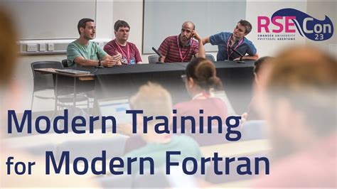 Modern Training For Modern Fortran Youtube