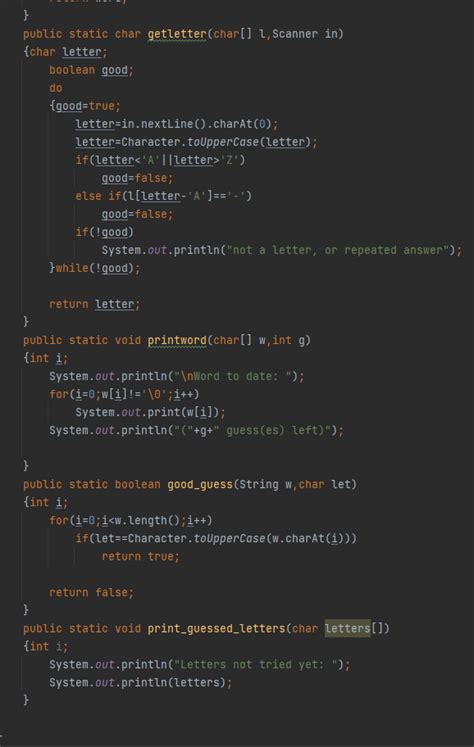 Solved In Java Write A Game Of Hangman Using Arrays Allow