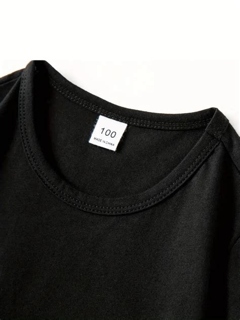 تي شيرت بأكمام قصيرة مطبوع عليه شخصيات كرتونية للأولاد ، Temu Saudi