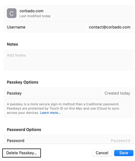 How To Delete A Passkey On Apple Windows And Android