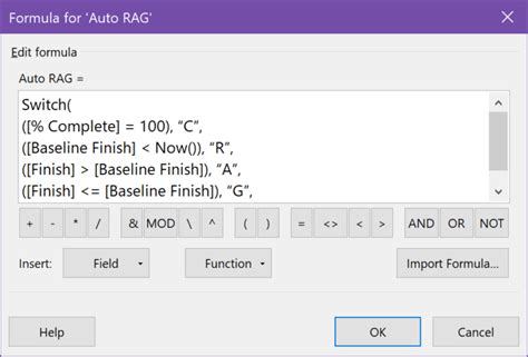 how to calculate rag status in ms project ® the pmo professionals