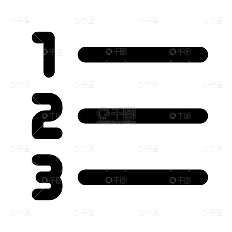 格式网页ui 按升序排列的编号列表格式 模板免费下载 Eps格式 1000像素 编号69822187 千图网