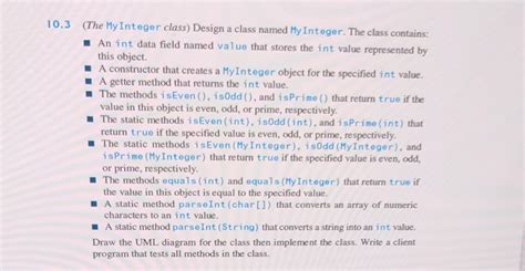 solved 0 3 the my integer class design a class named my