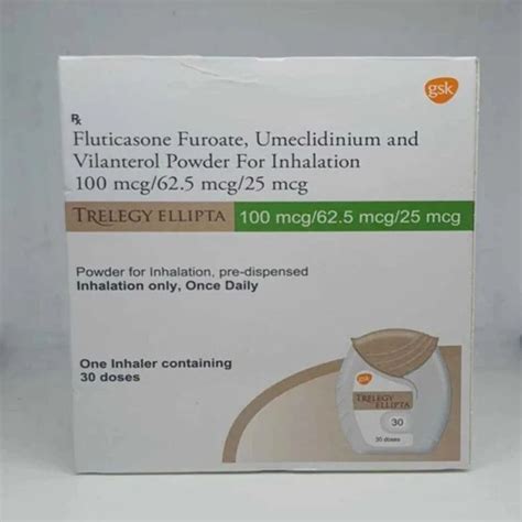 Dry Powder Inhalers Trelegy Ellipta Inhaler For Copd At Rs 3135piece