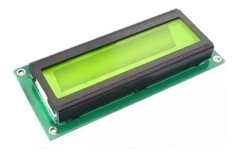 Display Lcd 16x2 1602 Back Verde Modulo Pic Arduino 1ª Linha à Venda Em