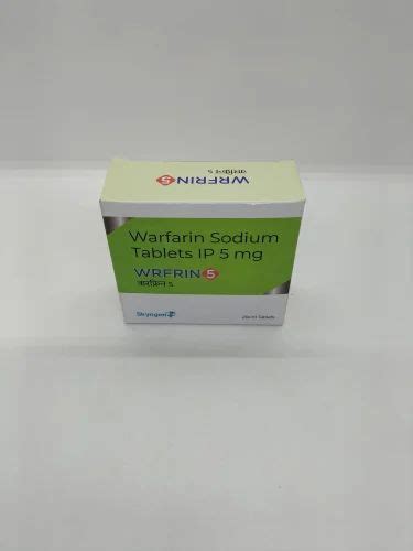 Warfarin 5 Mg Tablet At Best Price In Mumbai By Skyogen Healthcare