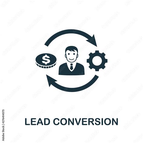 Lead Conversion Vector Icon Symbol Creative Sign From Crm Icons