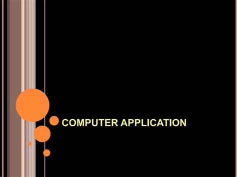 Computer Applicationpptx