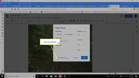 How To Make Google Docs Landscape