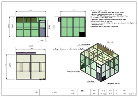 Customized Modular Clean Room High Cleanliness Level