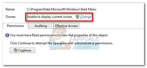 Fix Unable To Display Current Owner
