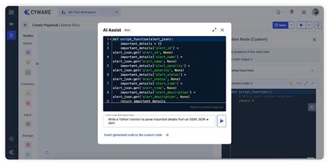 Simplify Playbook Creation With Ai Assisted Python Code Generation Cyware