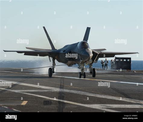 An F 35c Lightning Ii Carrier Variant Joint Strike Fighter Conducts The First Catapult Launches