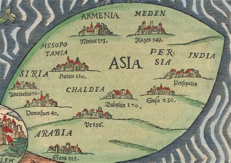 The Bünting Clover Leaf Map The World In A Cloverleaf Old Map Large