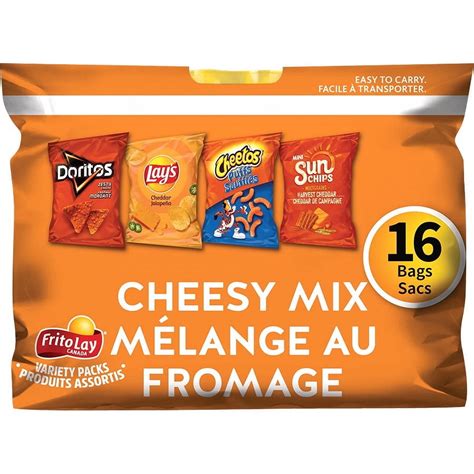 Frito Lay Chips Variety Pack Cheesy Mix Doritos Zesty Cheese Lays