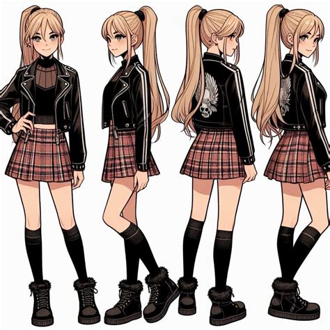 Anime Female Outfits Casual