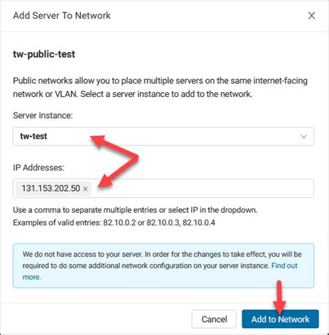 How To Configure Bmc Server After Adding It To A Network Via Portal