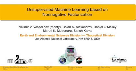 Pdf Unsupervised Machine Learning Based On Machine Learning Based