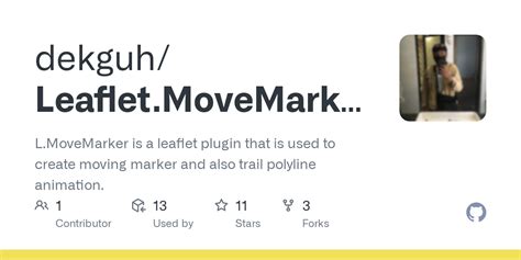 Github Dekguhleafletmovemarker Lmovemarker Is A Leaflet Plugin