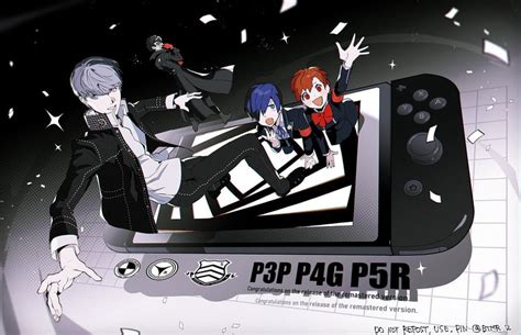 Narukami Yuu Amamiya Ren Yuuki Makoto And Shiomi Kotone Persona And