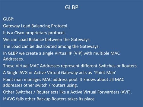 PPT GLBP PowerPoint Presentation Free Download ID