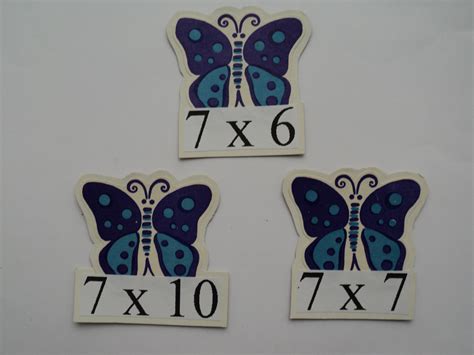 Вивчаємо таблицю множення на 7 Дидактична гра МЕТЕЛИКИ робота з